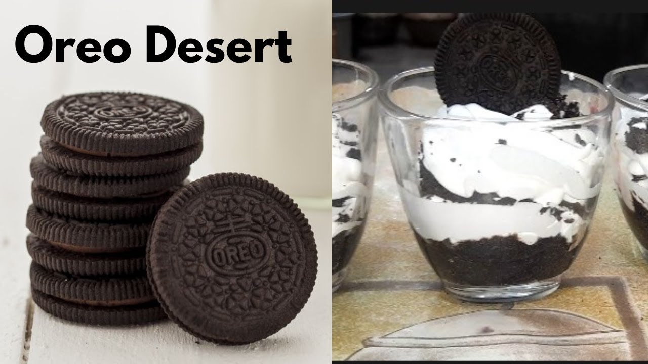 Oreo Cream Cups by KbfCooking l Oreo No Bake Desert l Quick Desert ...