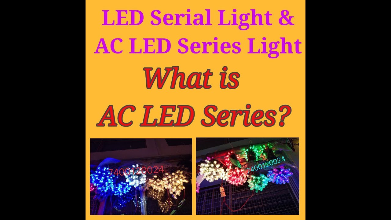 LED Serial Light Decoration.#RainbowLightElectronics. - YouTube