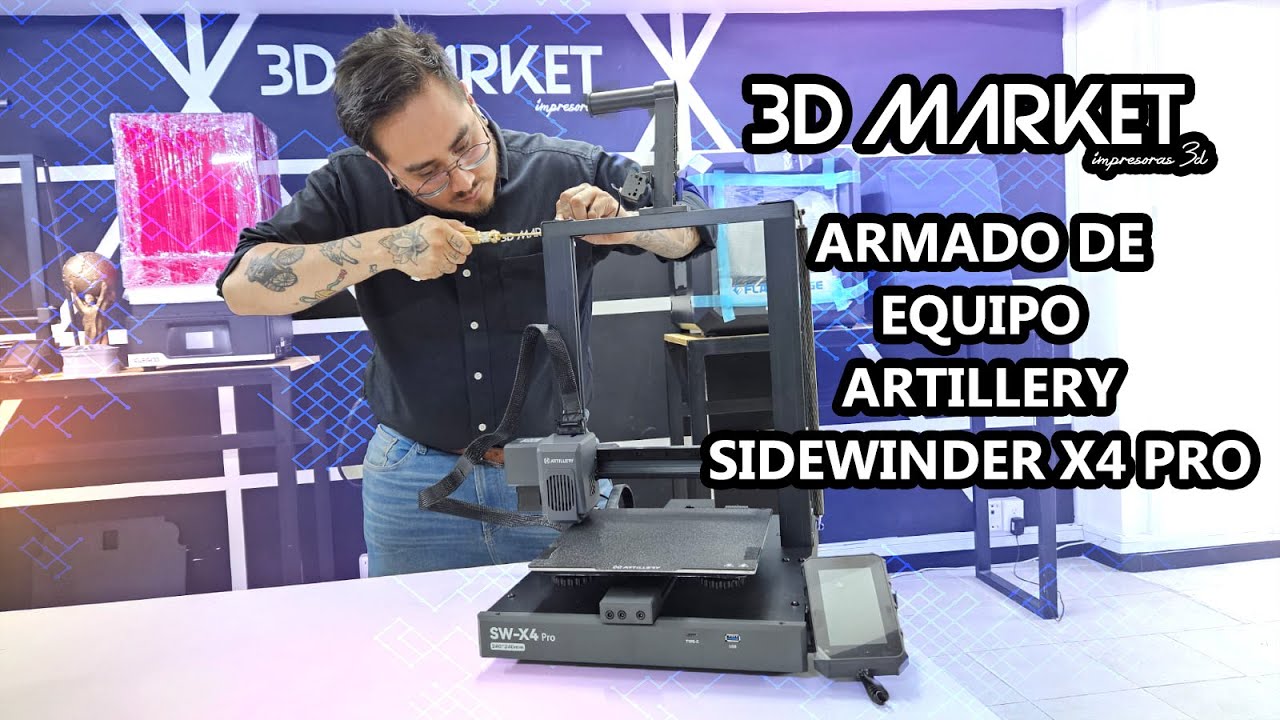Armado de SideWinder X4 Pro | Tutorial | Paso a Paso | Impresoras 3D | Artillery | 3D MARKET ...