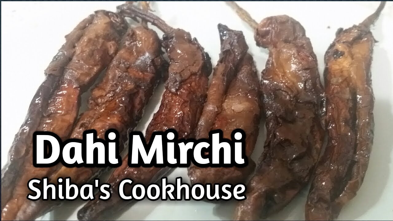 Dahi Mirchi/Sukhi Mirchi/ How to make Crispy Yoghurt Chilli - YouTube