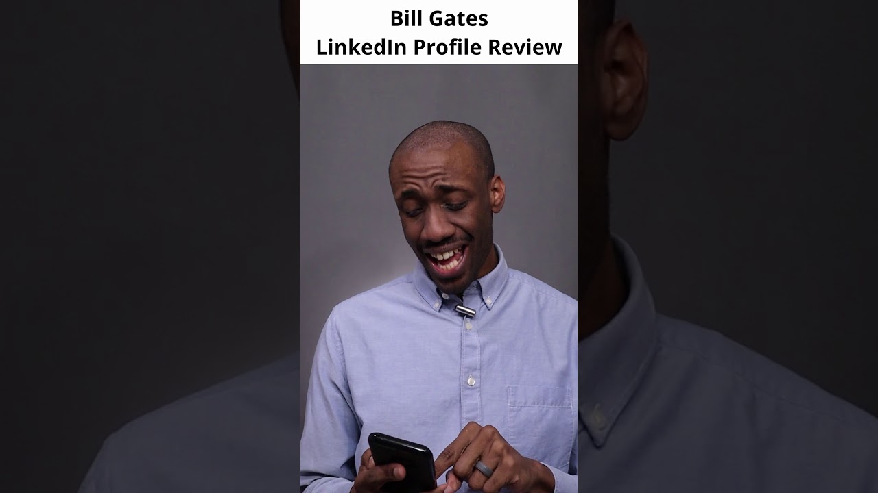 Bill Gates LinkedIn Profile Review #shorts - YouTube