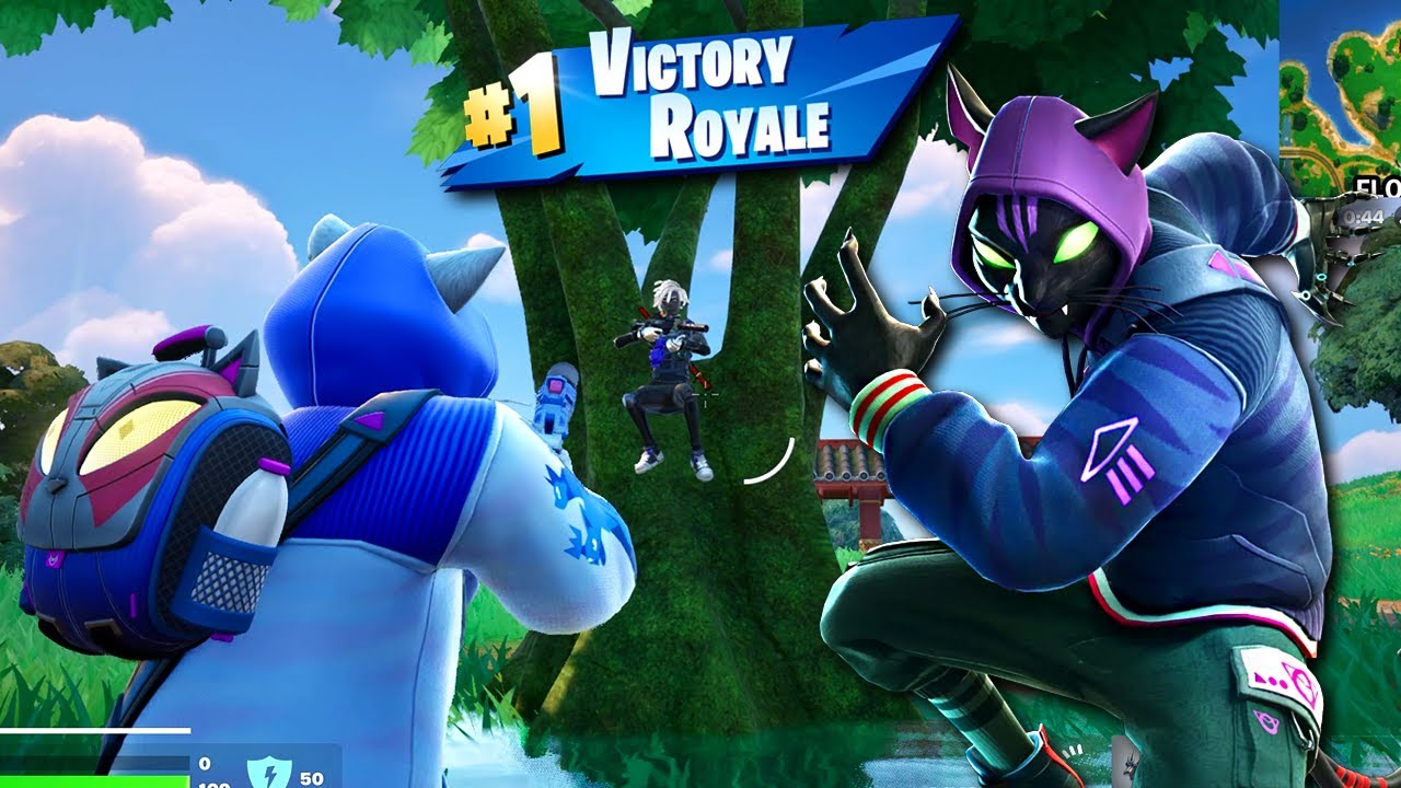 Fortnite: Hunters Nyanja Skin Gameplay Wins | Zero Build (Fortnite ...
