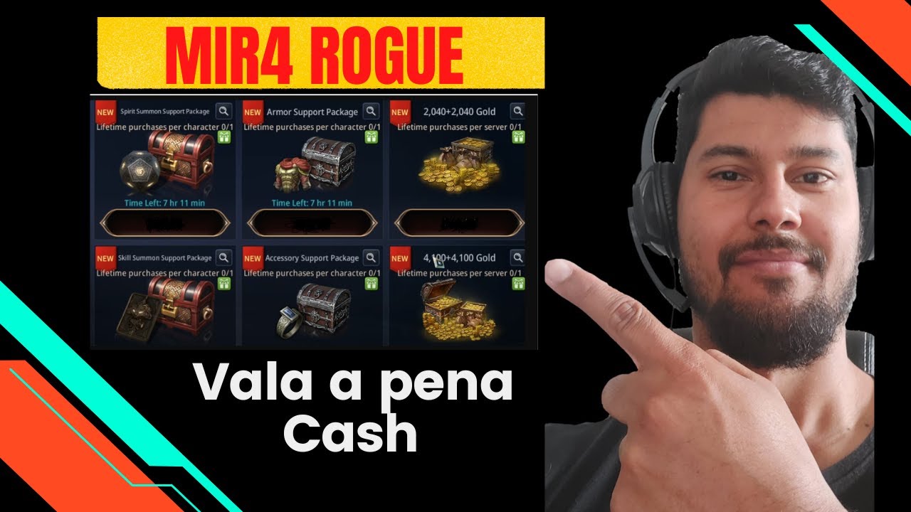 O que Comprar Com Cash no Mir4 Rogue. - YouTube