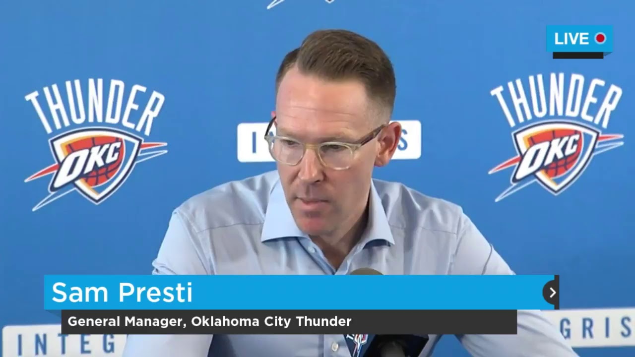 Sam Presti End of Season Press Conference - YouTube