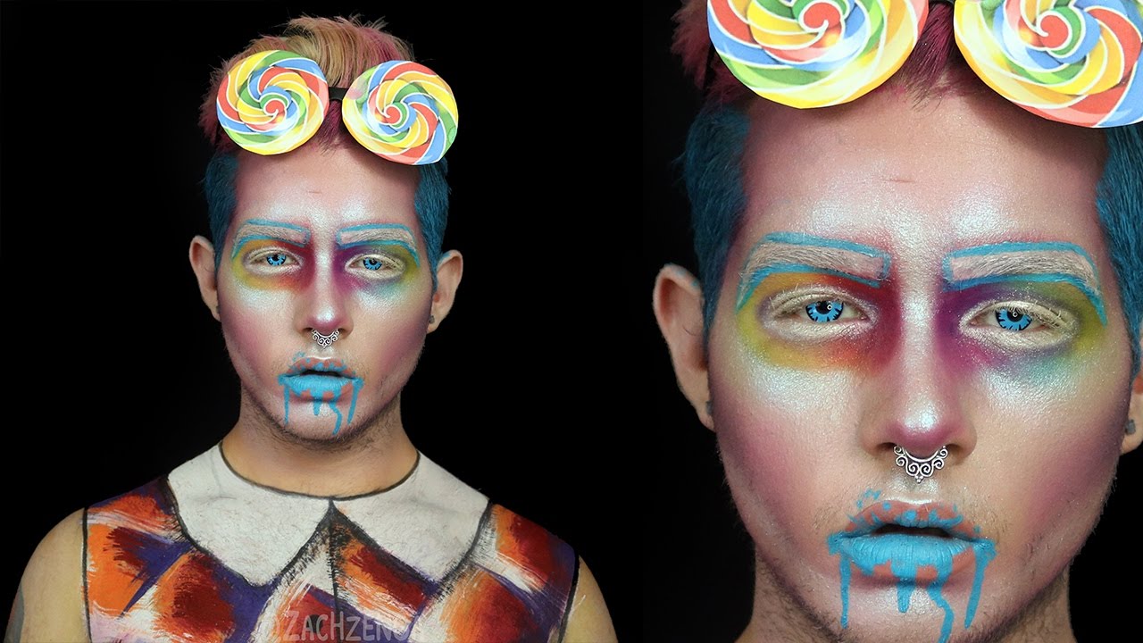 LOLLY POP | MAKEUP TUTORIAL | ZACH ZENGA - YouTube