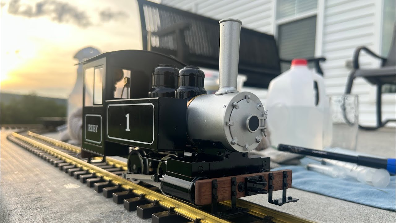 How to run a Accucraft live steam Ruby - YouTube