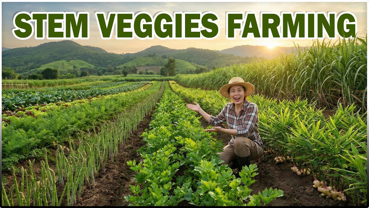 Stem Vegetable Farming Explained | Quick Farming Guide - YouTube