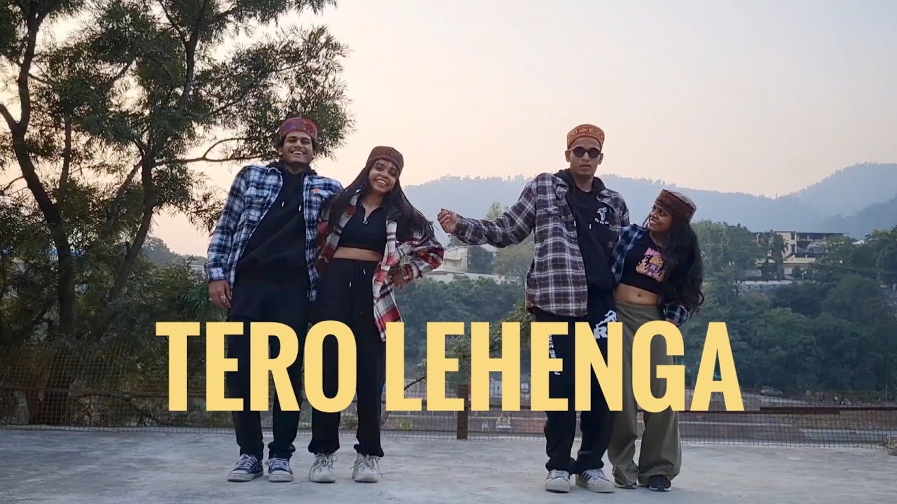 Tero Lehenga - Dance Cover By Aman Shah, Sonal, Kunal ,Vaidehi - YouTube
