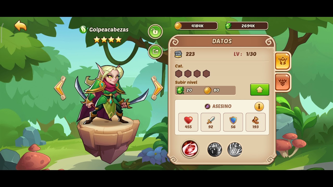 Poniendo código IH777 para invocar 40 héroes en "Idle Heroes" - YouTube