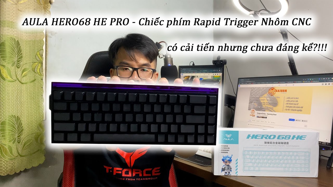 Review AULA HERO68 HE PRO Nhôm CNC - Một Số Cải Tiến Ở Phiên Bản Này ...