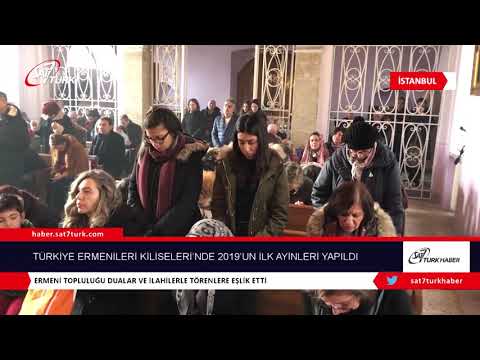 Kumkapı Surp Harutyun Kilisesi’nde 2019’un İlk Ayini Yapıldı | 04.01.2019