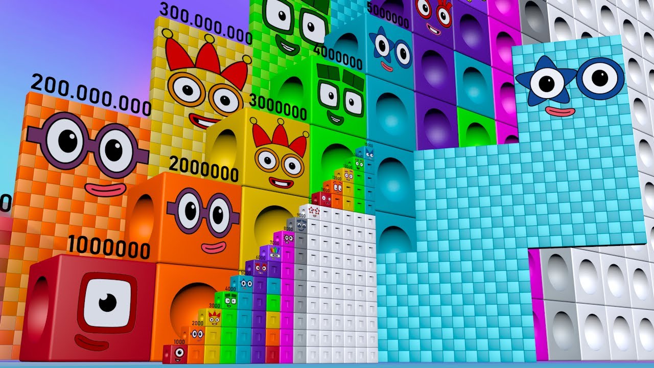 Epic Numberblocks Puzzle Step Squad 500 500,000 500,000,000 MILLION ...