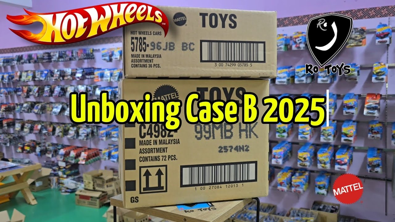 [STH FOUND] HOT WHEELS CASE B 2025 MAINLINE INTERNATIONAL LONG CARD AND ...