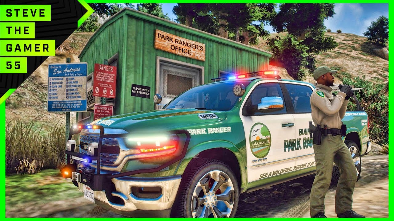 GTA 5 Mod Park Ranger Saturday| Live| GTA 5 Lspdfr Mod| - YouTube