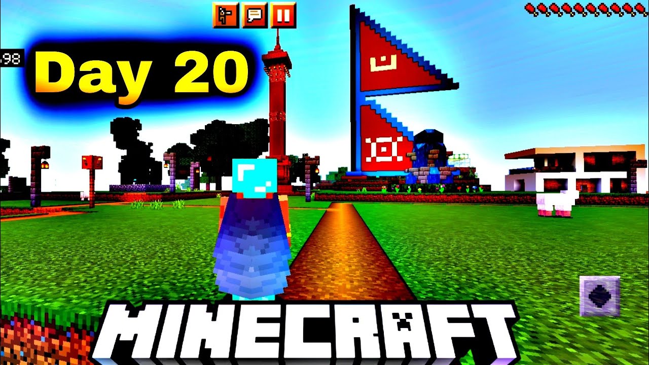 100 Days Minecraft Exploration | Day 20 ️🙏😊 #minecraft #fypシ ...