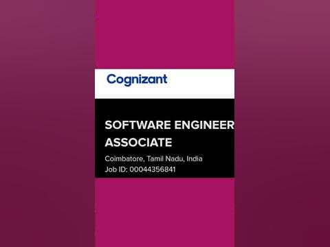 SOFTWARE ENGINEER job Openings in COGNIZANT, COIMBATORE, INDIA. Jan ...