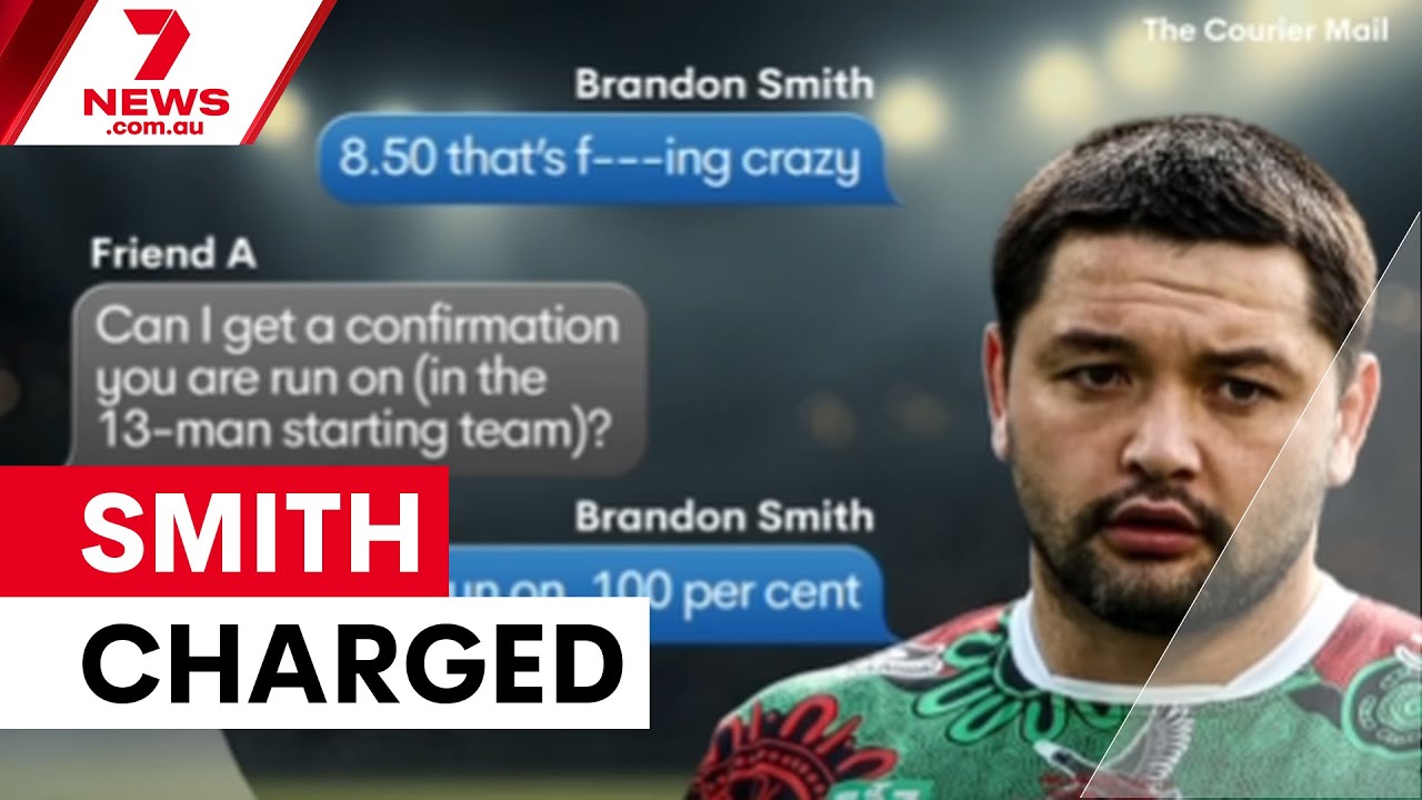 Brandon Smith faces court over betting scandal | 7NEWS - YouTube
