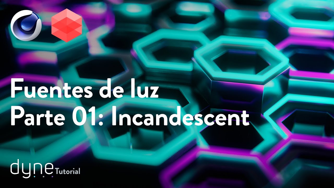 [C4D] Objetos de luz con Redshift Incandescent y Mesh Lights - Parte 01| Dyne Tutorial - YouTube