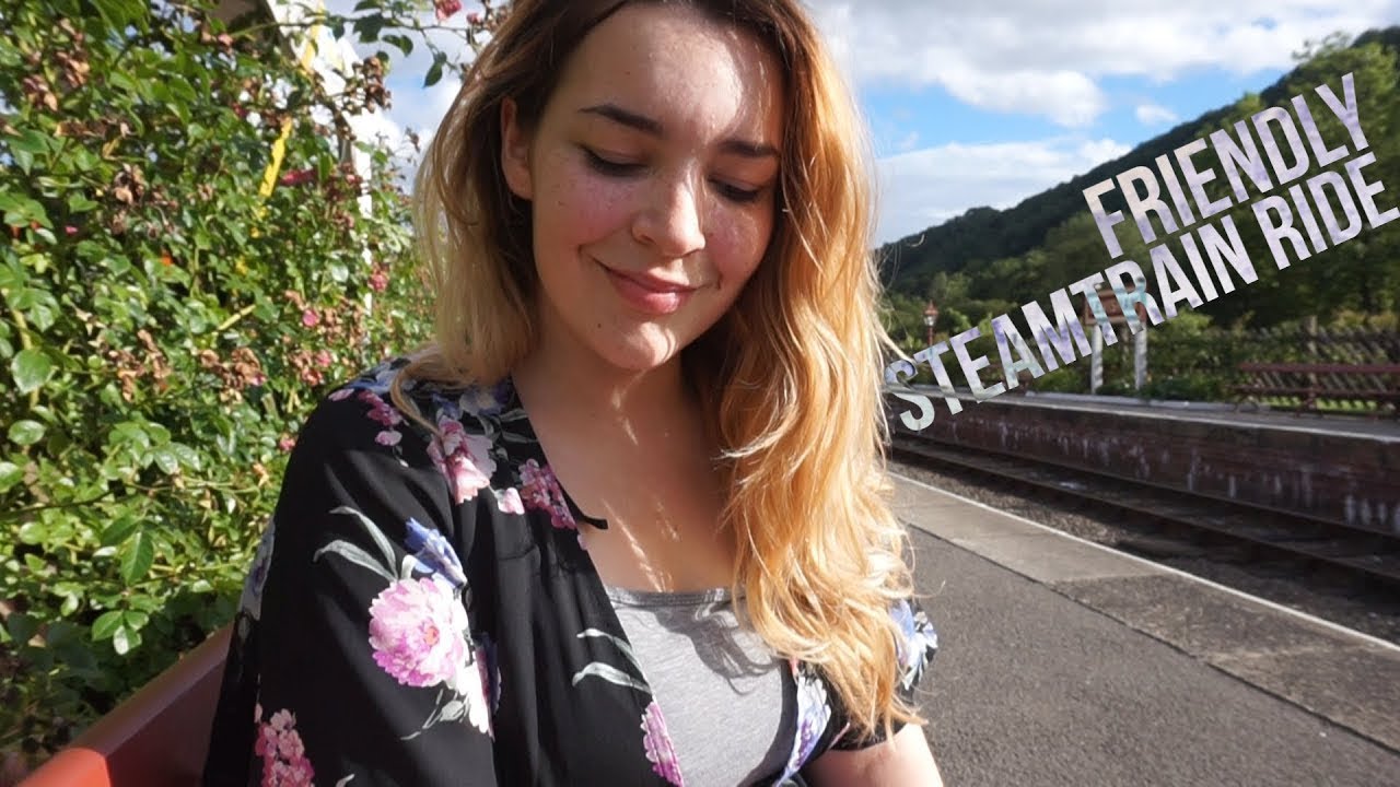 ASMR Friendly Steam train ride! Hand movements, train and nature sounds ...