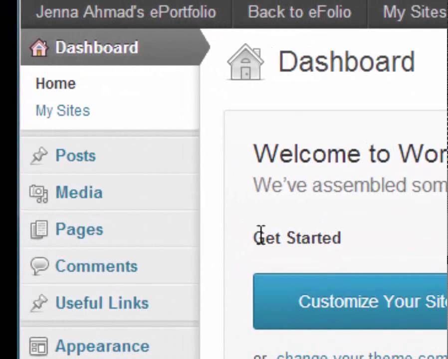 How to create your eFolio student blog - YouTube