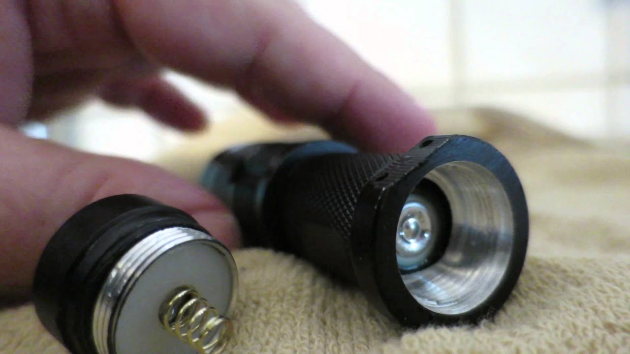 Mini CREE LED Flashlight WATERPROOF Test! - YouTube