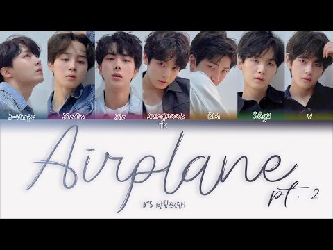 BTS – Airplane Pt. 2 [ПЕРЕВОД НА РУССКИЙ/КИРИЛЛИЗАЦИЯ Color Coded Lyrics]