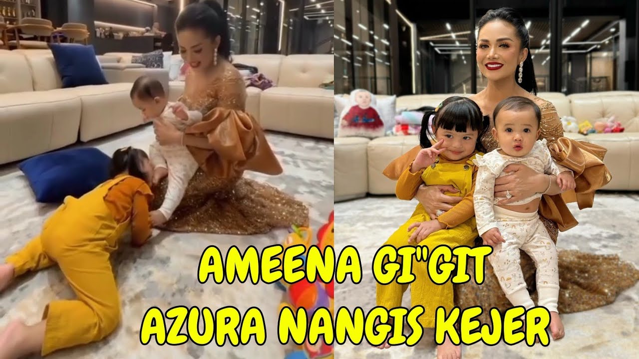 AMEENA GI*GIT KAKI AZURA NA*NGIS KEJER KENA MARAH MAMA - YouTube