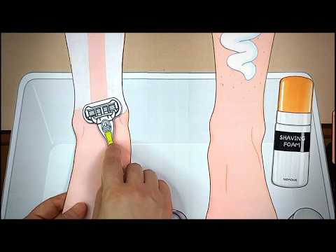 ASMR Leg Care Spa 🦵🏼 Soft Shaving Foam, Meticulous Pedicure & Soothing Massage for Deep Sleep