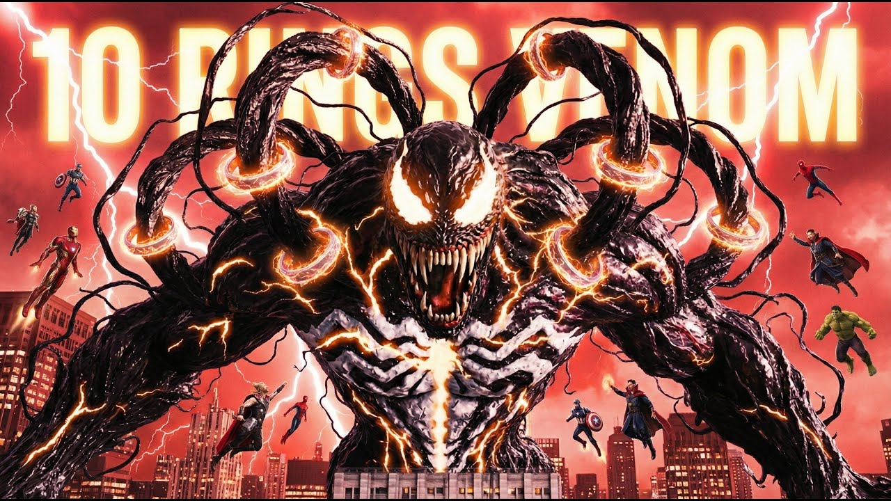 Spider-Man vs. 10 Rings Venom: New York's Multidimensional War - YouTube