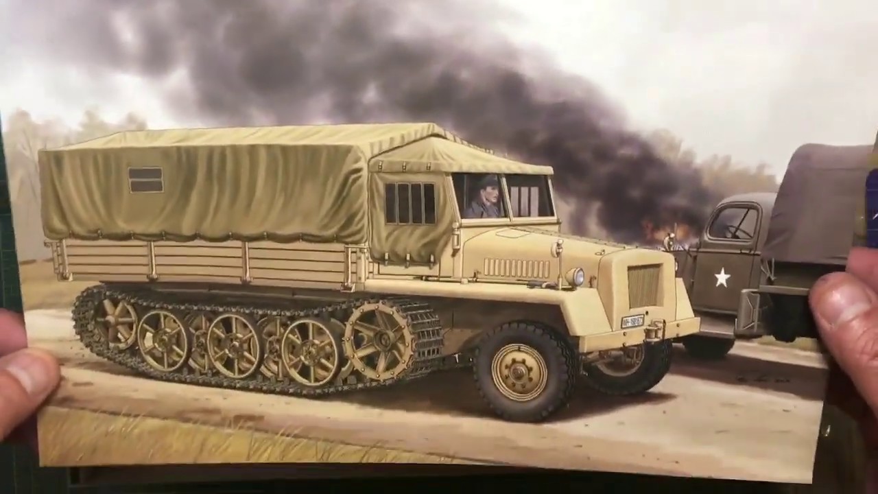 Bronco 1/35 Wehrmachtschlepper sWS Half Track Review - YouTube