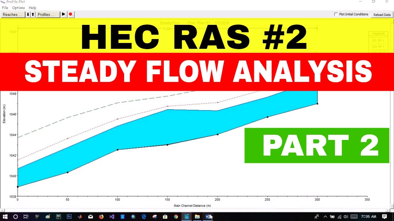 [HEC RAS #2] STEADY FLOW ANALYSIS | PART 2 | FOR BEGINNERS - YouTube