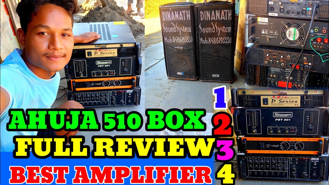 AHUJA SRX 510 BETT AMPLIFIER REVIEW DISANVLOGS - YouTube