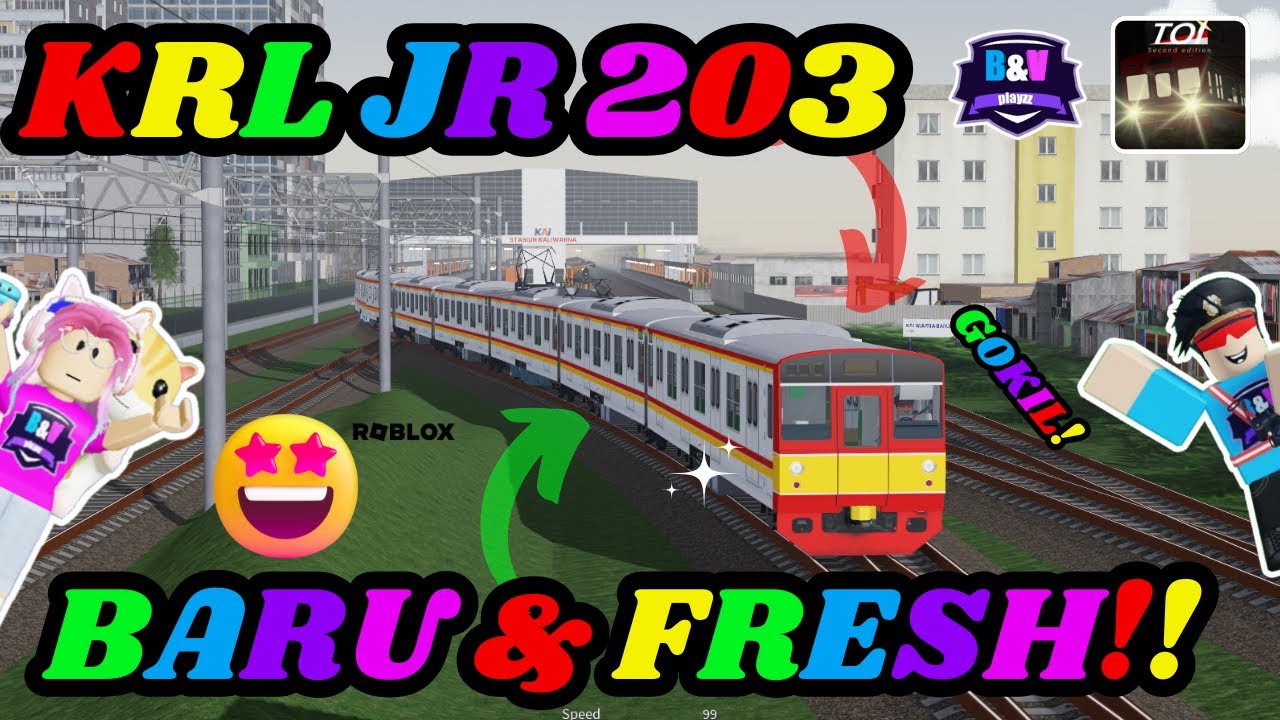 KRL JR 203 BARU & FRESH 🤩🤩 - YouTube