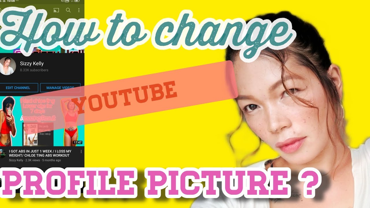 HOW TO CHANGE YOUTUBE PROFILE PICTURE ? step by step TUTORIALS - YouTube