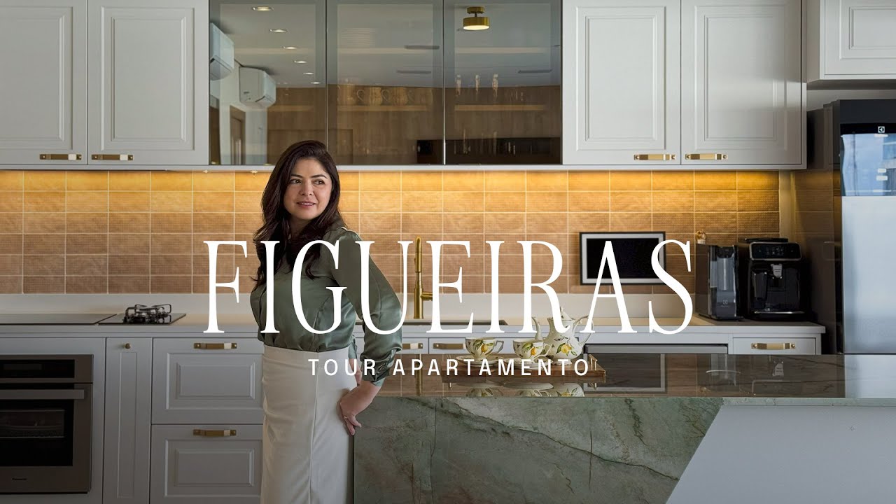 TOUR APARTAMENTO INTEGRADO DE 180M² - PROJ. FIGUEIRAS - ARQUITETA HELEN ...