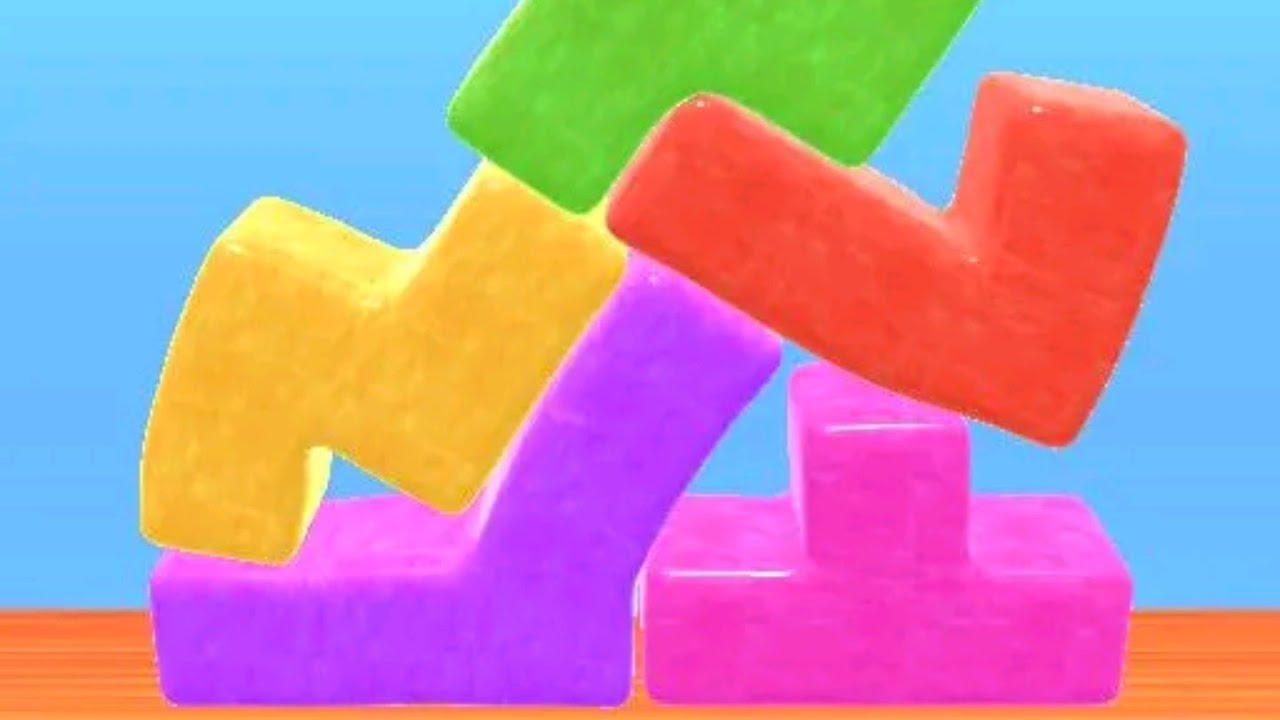 Softris ASMR Jelly Puzzle Game Soft, jelly blocks Video - YouTube