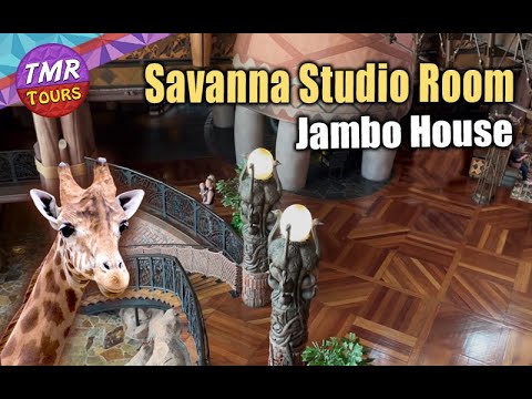 Jambo House Savanna View Studio Room - Walt Disney World - YouTube