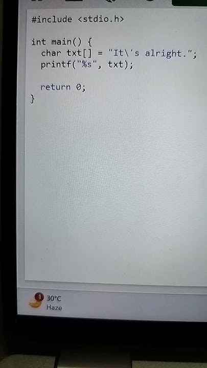 Special Characters In String Coding Coder Cprogramming Sqldeveloper Programming Youtube