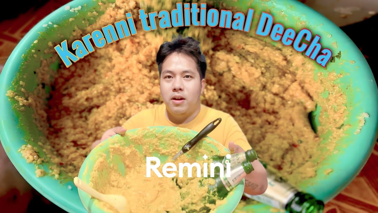 How to make Karenni traditional food rice “Deecha” - YouTube