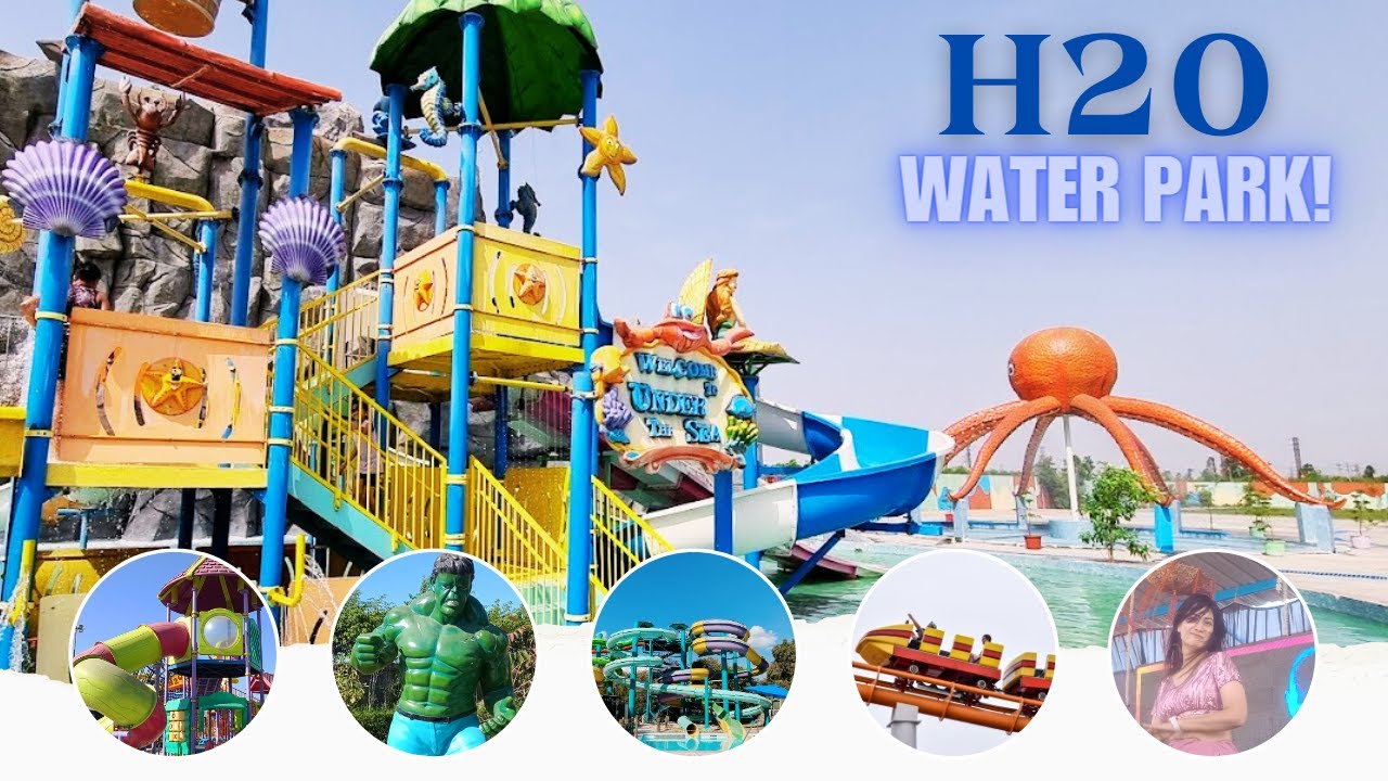 Exploring H2O Water Park & Amusement Park😍 | My First Travel Vlog🚀 ...