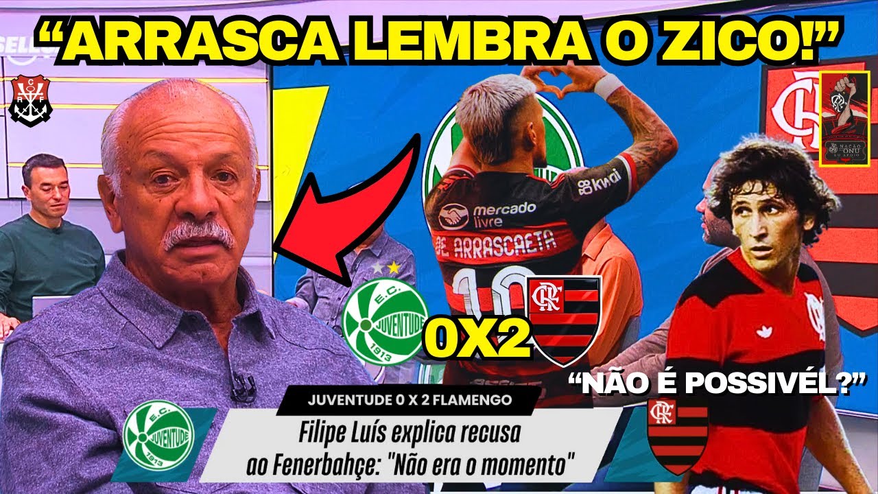 MAESTRO JUNIOR SE RENDE AO ARRASCA: “ESSE CARA LEMBRA O ZICO!” - YouTube