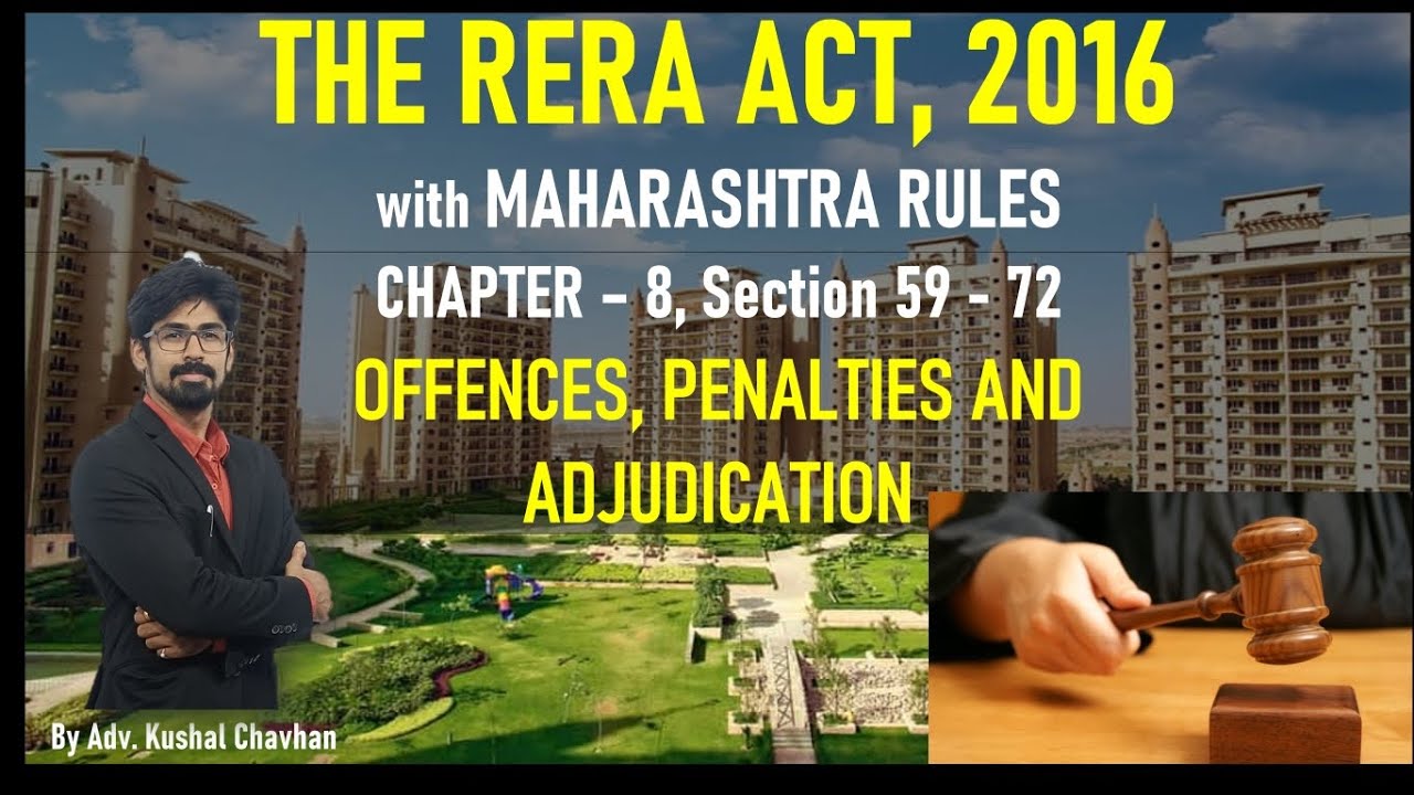 Chapter 8 | Section 59 to 72 | Offences Penalties & Adjudication | RERA ...