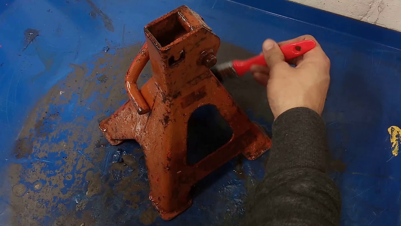 Jack Stand Restoration #5 - YouTube