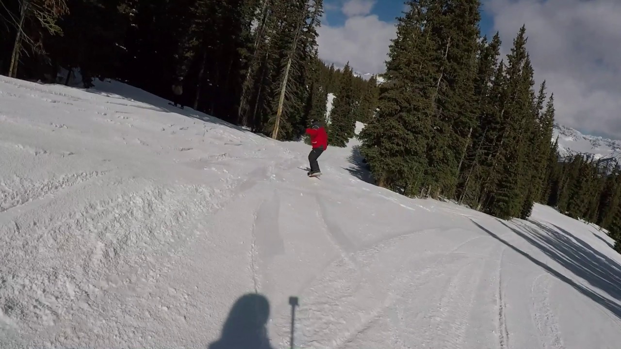 Snowboard collision in Telluride - YouTube