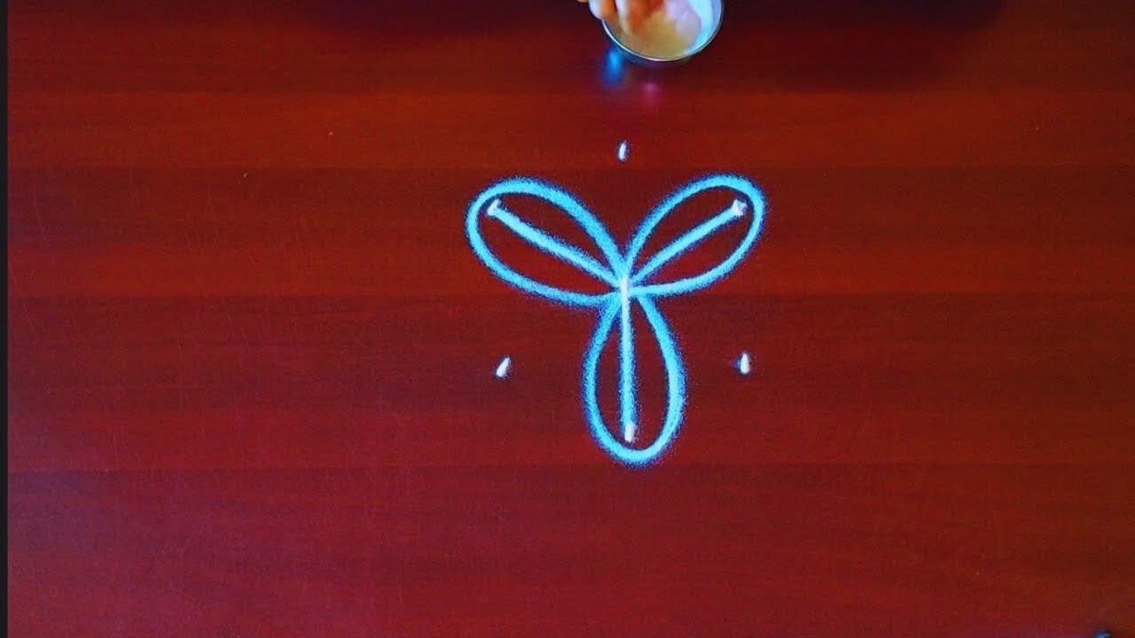 thursday rangoli kolam🌹attractive small kolam design🌹simple amd quick ...