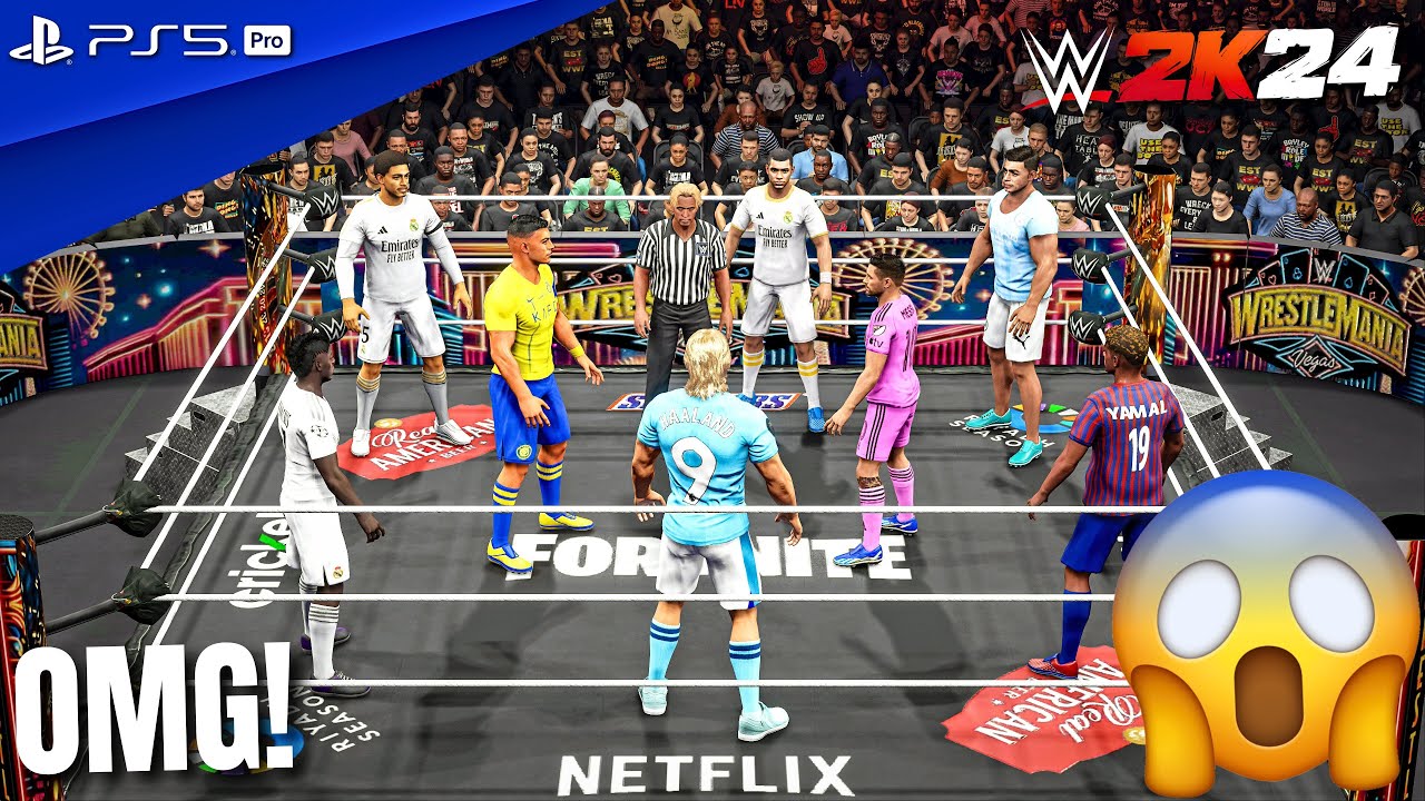 WWE 2K24 - Football Gauntlet Eliminator Match For The Champions League ...