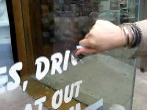 Removing window vinyl - YouTube