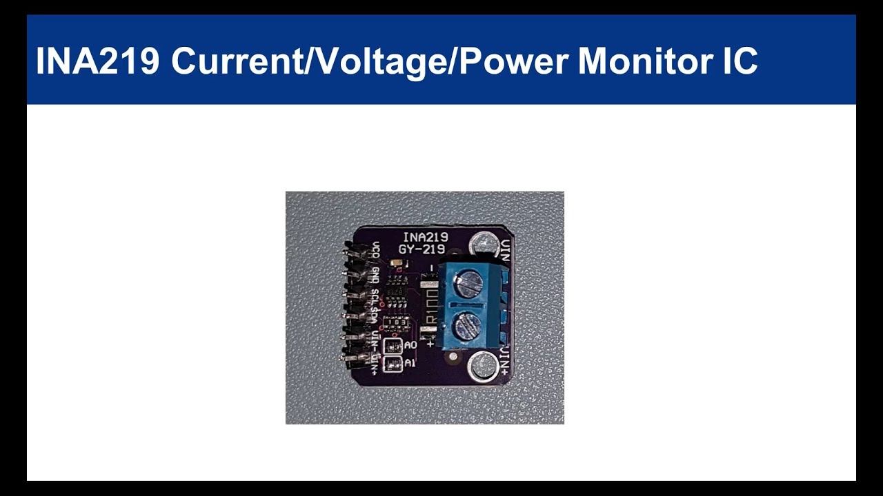 Ina219 Current Sensor Tutorial With Arduino Youtube