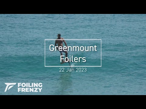 Greenmount surf foil crew - Prone foiling with so many friends :-) 4K ...