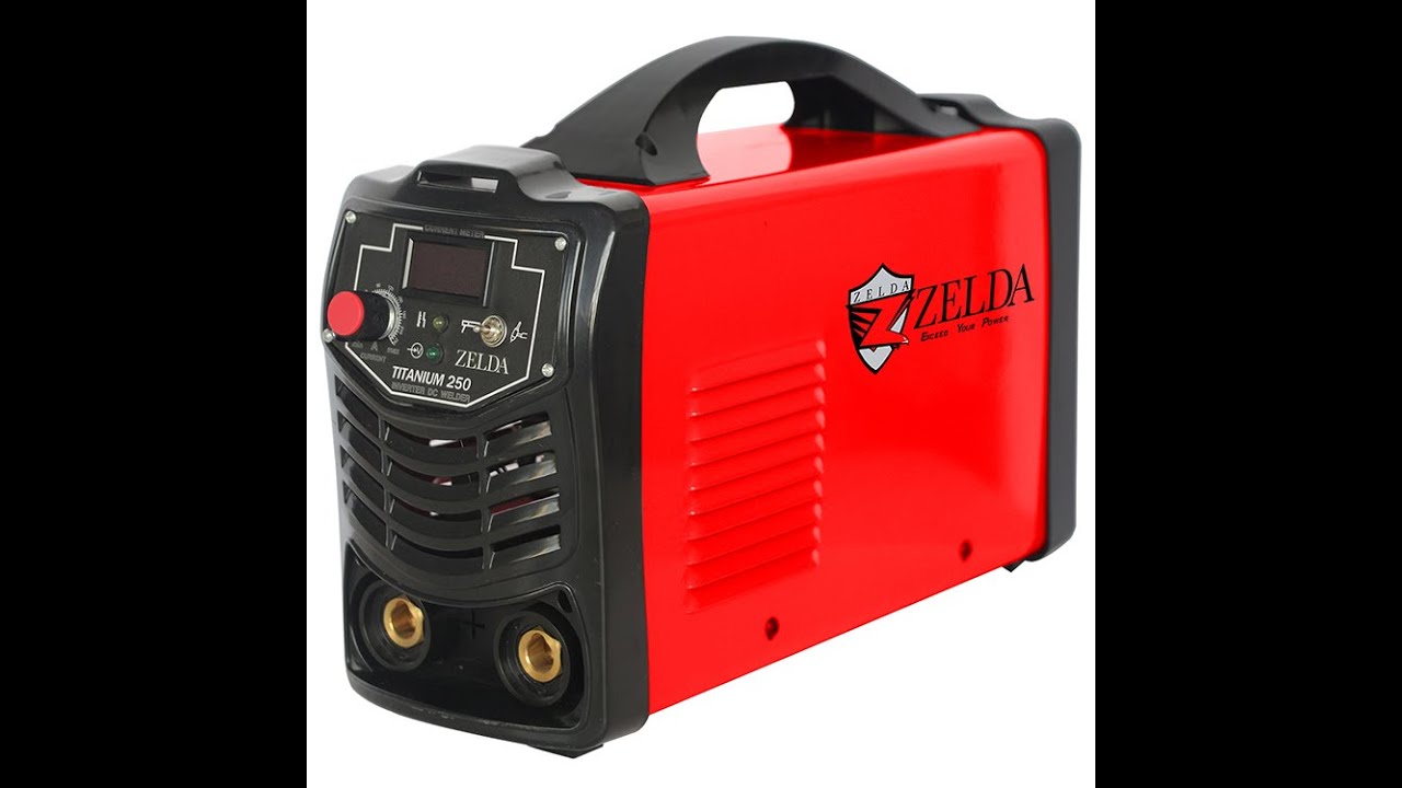 ZELDA Professional TITANIUM250 stick welding machine - YouTube